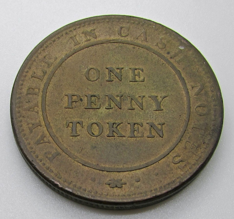 1812 Birmingham Union Copper Company Penny Conder Token DH 312 336 | eBay