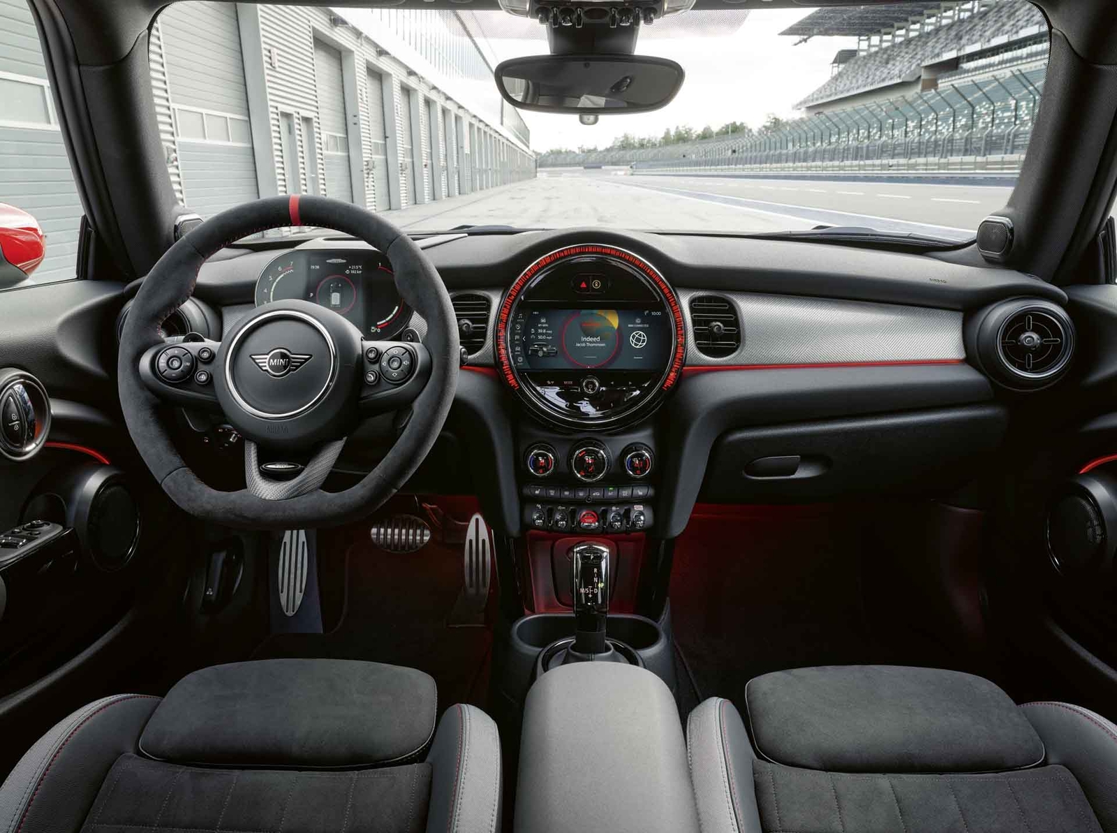 MINI Genuine Steering Wheel Rim Alcantara Carbon Fits F57 F57 LCI ...