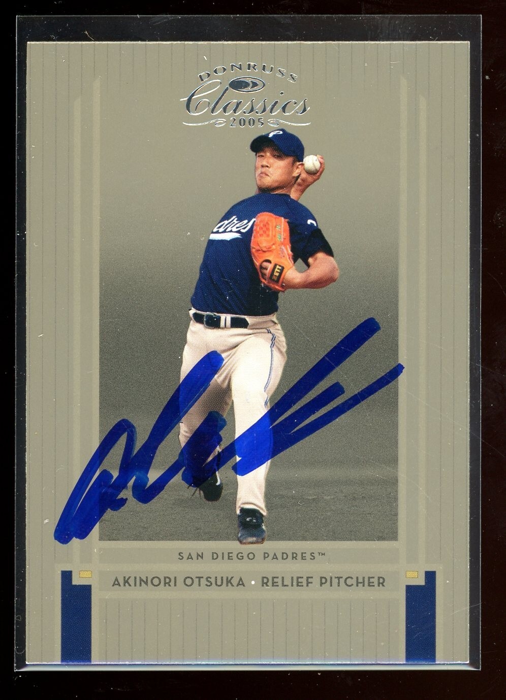 2005 Donruss AKINORI OTSUKA Signed Card autograph PADRES JAPAN | eBay