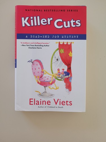 Killer Cuts by Elaine Viets 2009 Hardcover Book A Dead-End Job Mystery ...