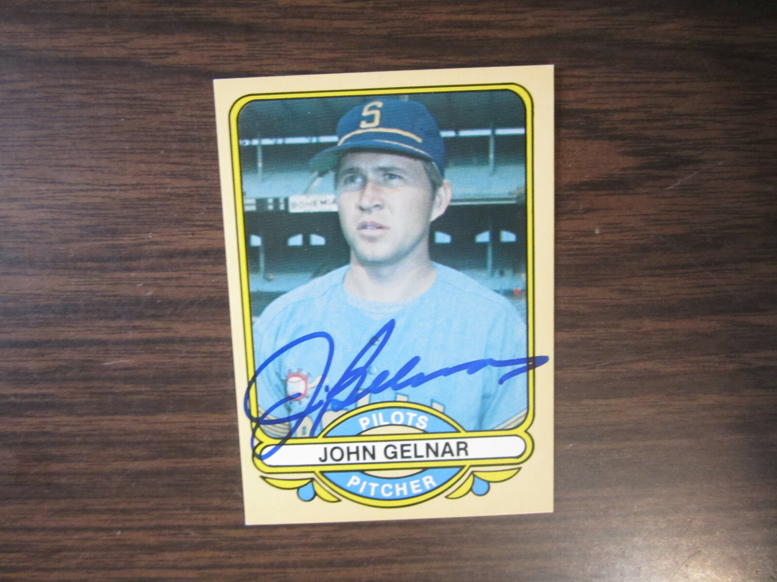 1983 Renata Galasso 1969 Pilots # 18 John Gelnar Autograph Signed Card ...