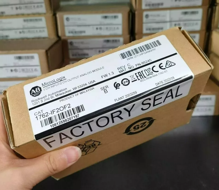 New Factory Sealed AB 1762-IF2OF2 /B MicroLogix1200 Analog I/O Module ...