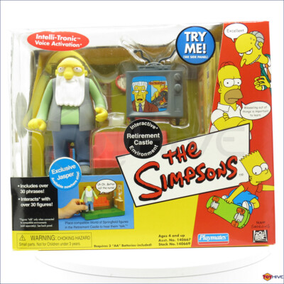 Simpsons Retirement Castle with Jasper figure Interactive Envionment ...