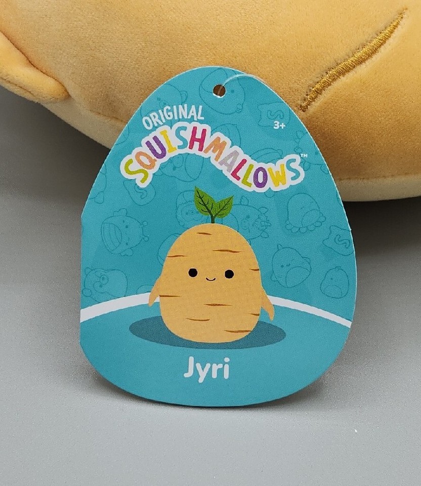 Kellytoy Squishmallows 7" Jyri The Ginseng Root Plush New with Tag NWT ...