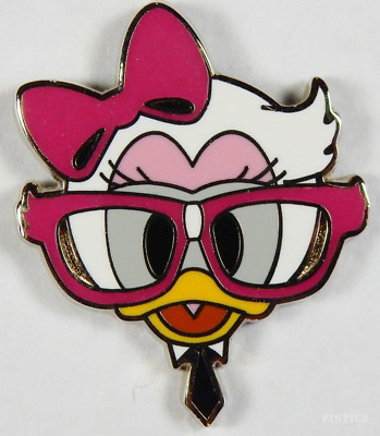 Disney Pin Daisy Duck Nerds Rock Head Collection Nerd Glasses 90181 | eBay