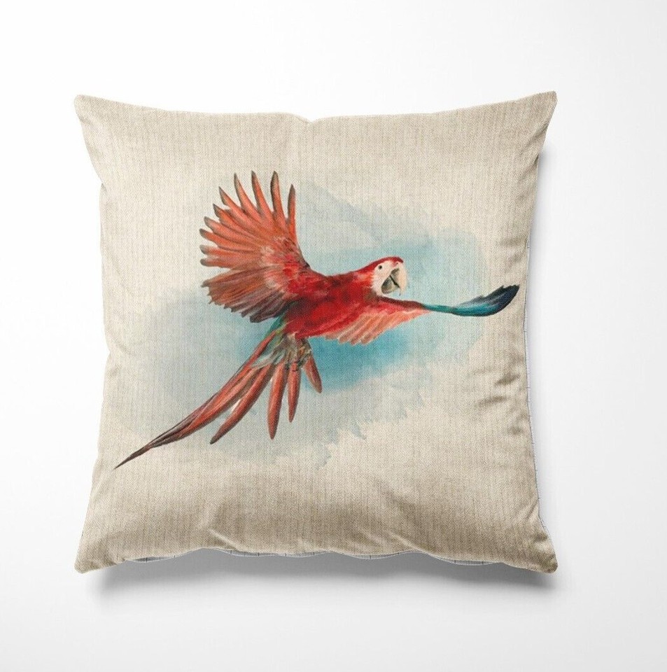 Animal Country Creature Linen Look Cotton Rich Fabric Cushion Panels ...