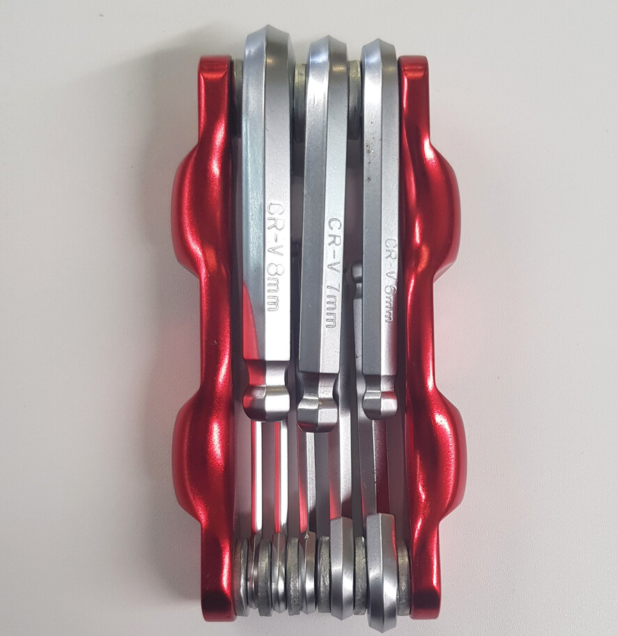 8pc Ball Hex Key Set | Ball End Point | Foldable | Allen / Alan Keys ...