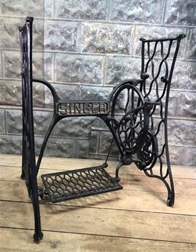 Treadle Sewing Machine, Cast Iron Base, Industrial Age Singer Steampunk ...