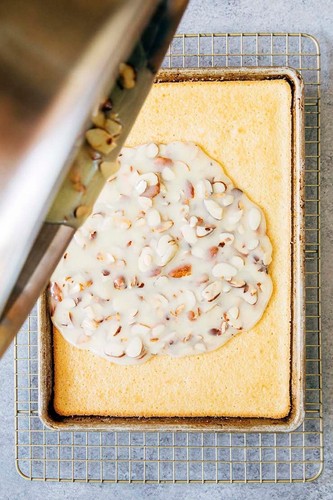 Homemade White Texas Sheet Cake 13x9’ delicious / Shipped Priority Mail ...