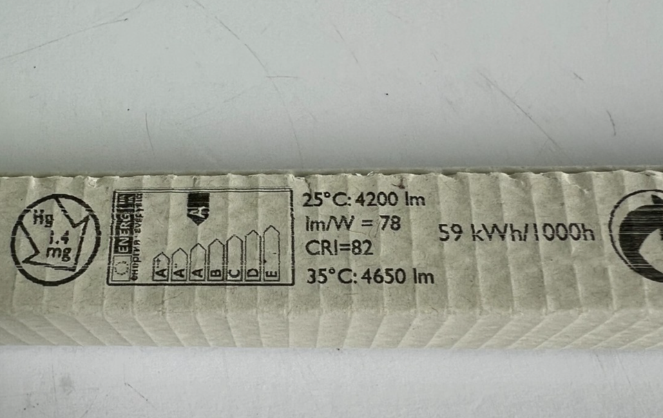 Tubo fluorescente Philips T5 Master TL5 HO 54W/865 | eBay