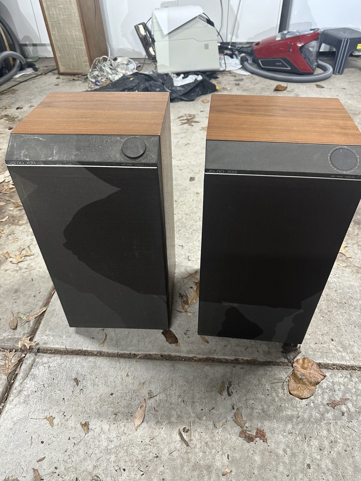 Jamo Vintage Speakers 703. Overall Good Woofer Needs Refoaming | eBay ...