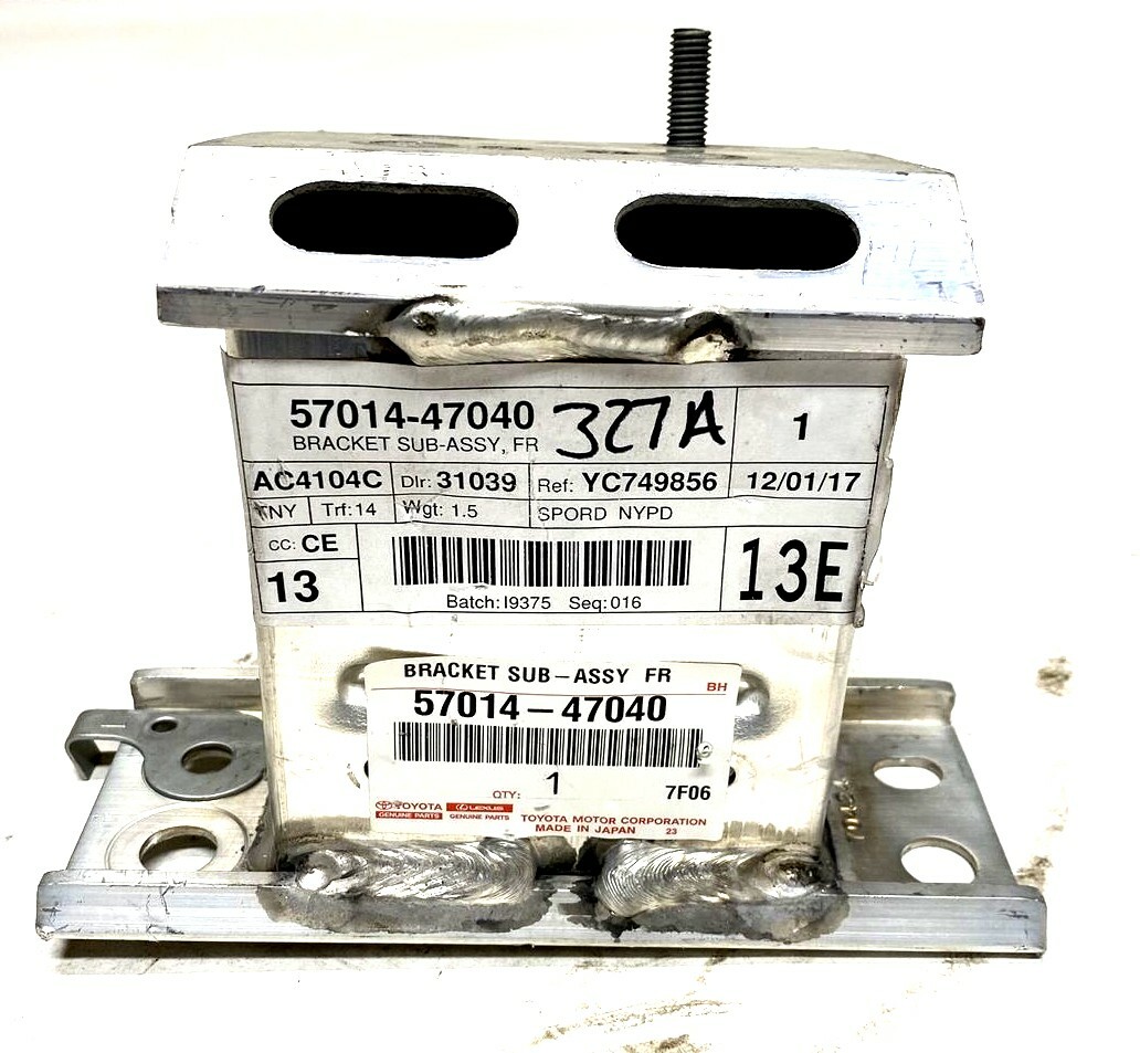 New OEM TOYOTA PRIUS Front Driver Side Bumper Bracket 2010-15 57014 ...
