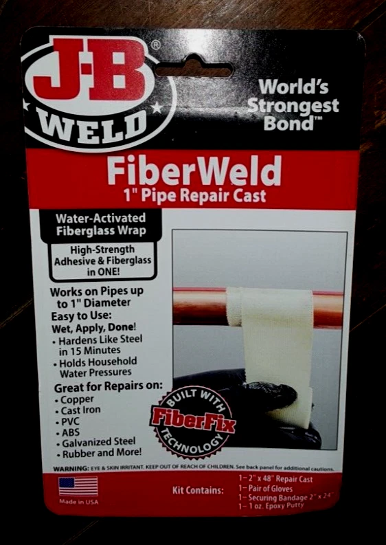 J-B WELD White Pipe Wrap Tape Interior/Exterior Use Easy To, 53% OFF