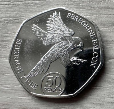 2023 ISLE OF MAN 50p - PEREGRINE FALCON - UNC | eBay UK