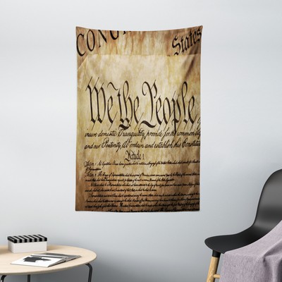 United States Tapestry Constitution Text Print Wall Hanging Decor | eBay