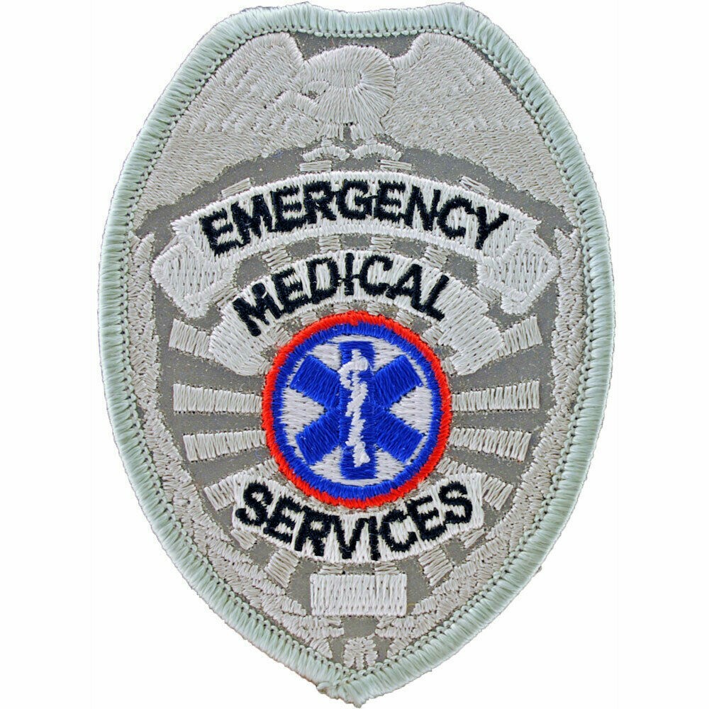USA EMS SHIELD Embroidered Patch 3-1/2" (4106) | eBay