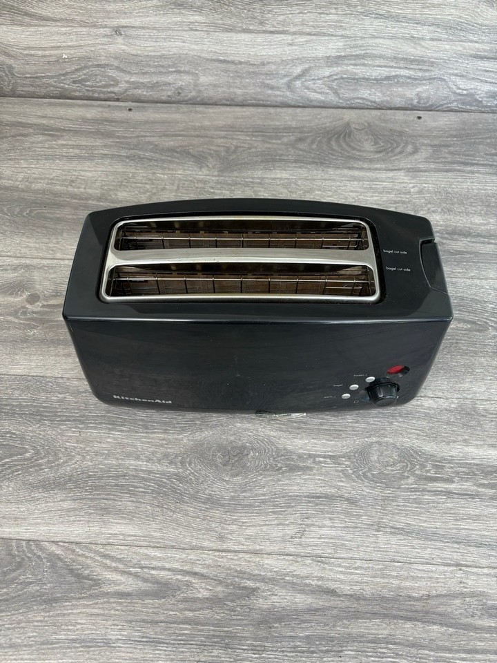 KitchenAid Long Slot Toaster 2 Slots Digital Toaster Black Mod ...