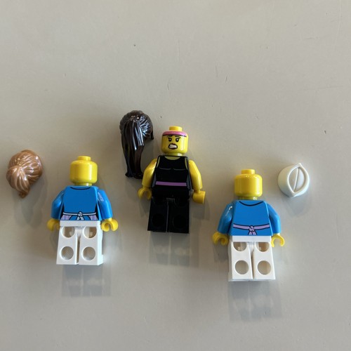 LEGO Movie Minifigure Lot A - Ice Cream Mike & Jo With Cardio Carrie | eBay