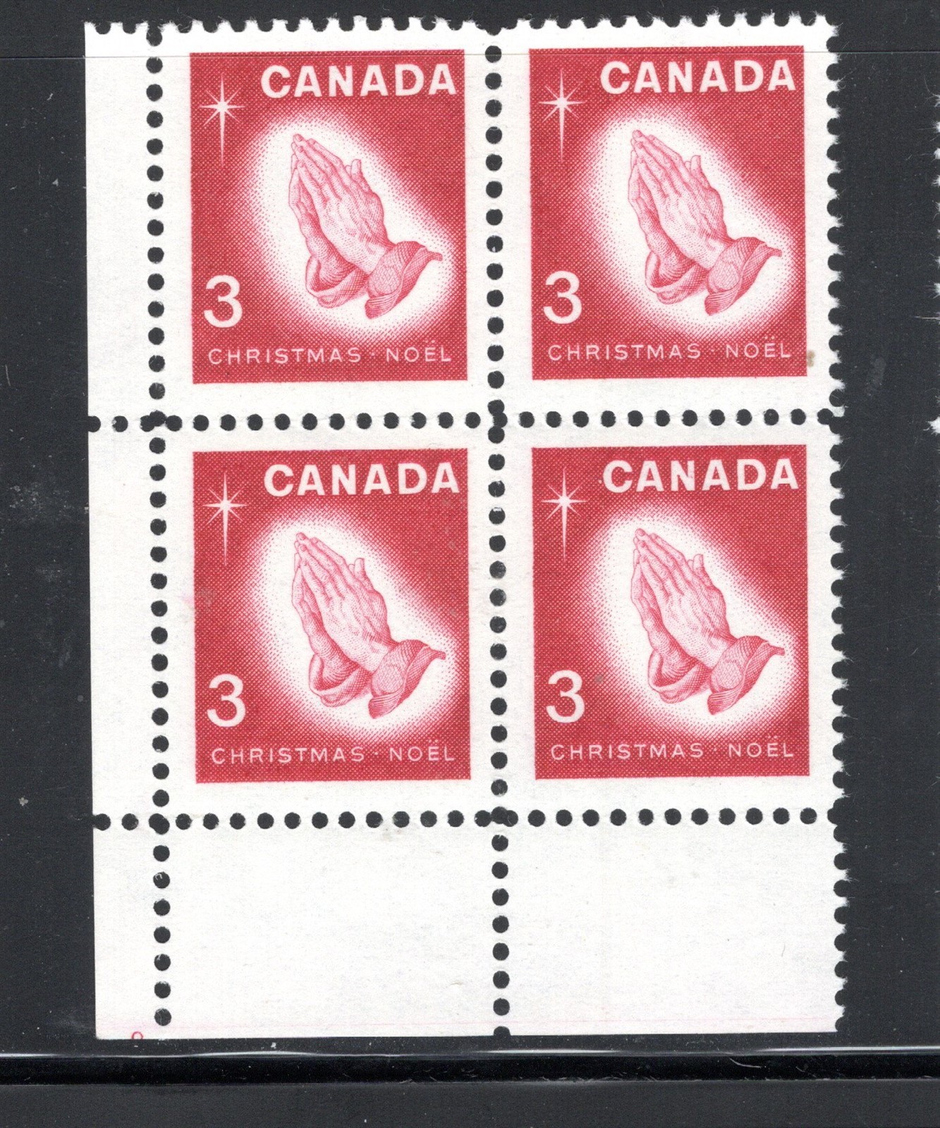 Canada Stamp Scott #451, 3c, Christmas 1966, Block of 4, MNH | eBay