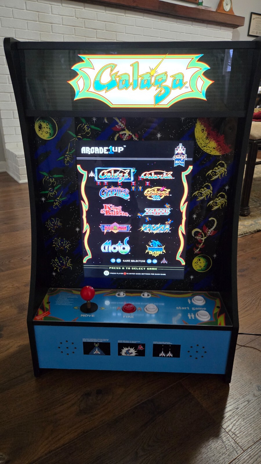 Christmas Winner!!! Arcade1Up Galaga Deluxe Tabletop Arcade with 10 ...