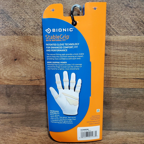 Bionic StableGrip Golf Glove Men's Right Hand Size Medium Large NEW | eBay