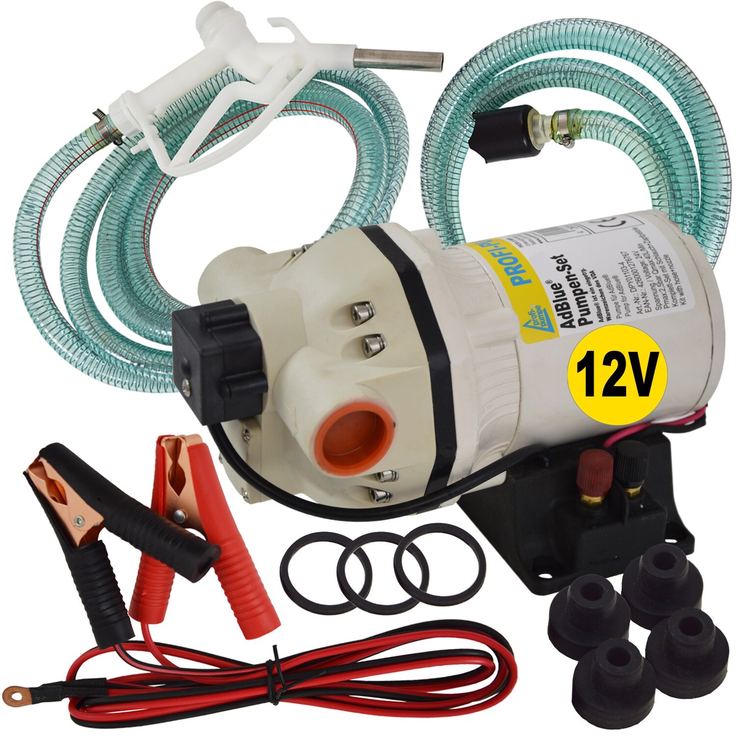 ADBLUE PUMP UREA PUMP SELF PRIMING TANK NOZZLE BARREL KIT SET IBC 12V ...