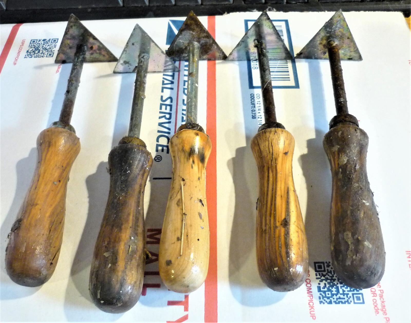 40 Items-Hide Fleshing Scraper-Triangle-Tool-Multi-Purpose-MUST SEE ...