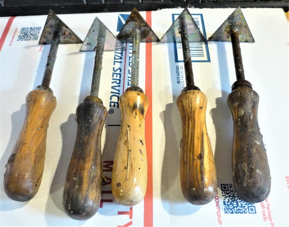 40 Items-Hide Fleshing Scraper-Triangle-Tool-Multi-Purpose-MUST SEE ...
