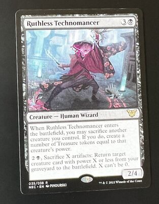 Ruthless Technomancer 35 MTG Commander: Kamigawa: Neon Dynasty (NEC ...
