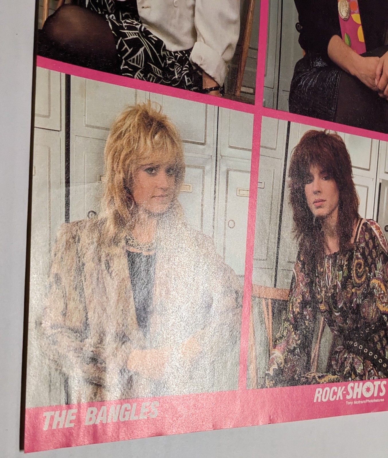 THE BANGLES / SUSANNA HOFFS / BAND MAGAZINE FULL PAGE PINUP POSTER ...