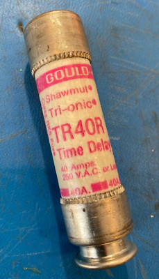 Gould Shawmut TR40R Tri-onic Fuses Time Delay 40 Amps | eBay