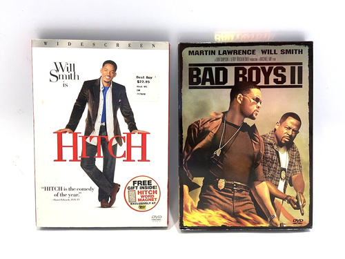 Will Smith DVD Lot (Hitch + Bad Boys II) Movies (Original magnets ...