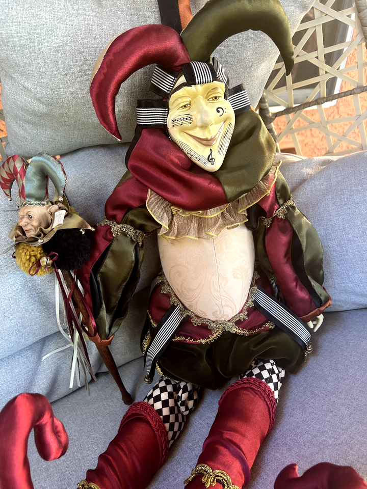 KATHERINES COLLECTION WAYNE KLESKI MARDI GRAS JESTER DOLL 31” | eBay