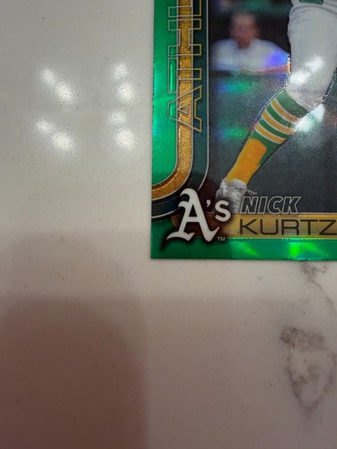 2025 Topps Chrome Update Series - Nick Kurtz #USC178 Green Refractor ...