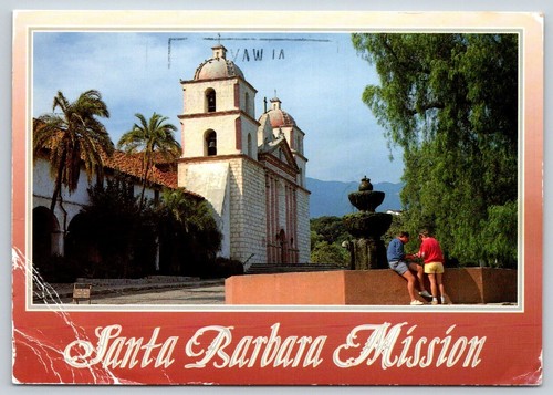Postcard Santa Barbara California Santa Barbara Mission A6 | eBay