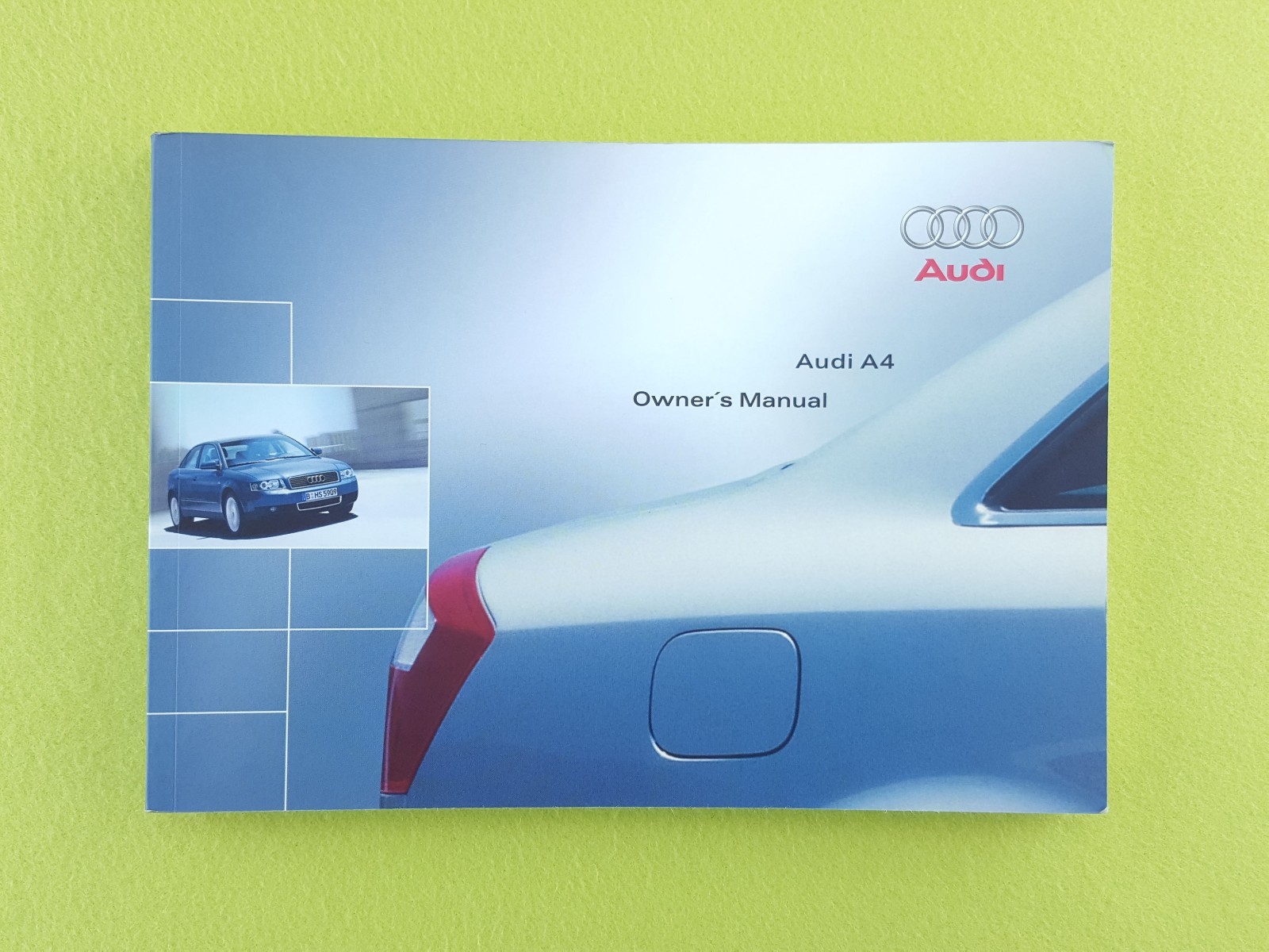 Audi Quattro 2004 Owners Manual