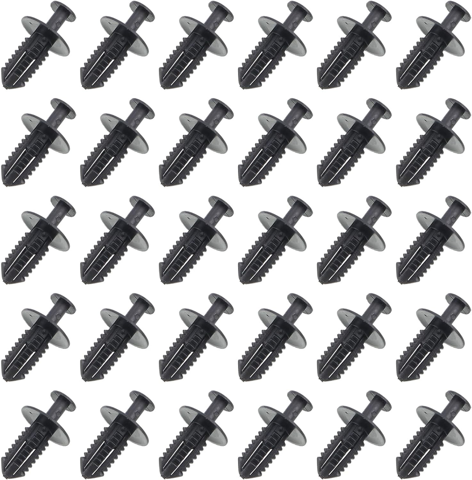 For Mercedes Fender Liner Rivet 7mm Splash Guard Push Type Retainer ...