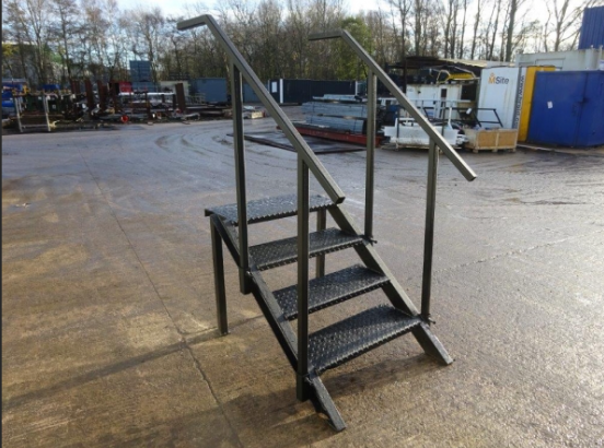 2 & 3 Tread/Step Steel Staircases Fire Escape Staircase Portable ...