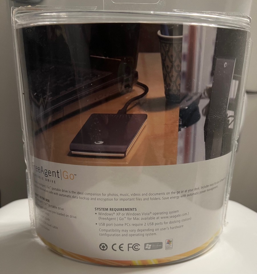 (#65) NIB Seagate FreeAgent Go Portable Drive, 640Gb w/Dock | eBay