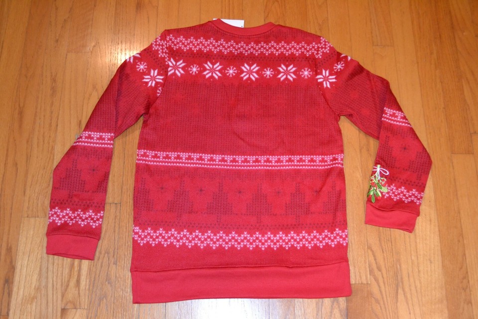 "Where's The Mistletoe?" Ugly Christmas Sweater Mad Engine Women's Sz ...