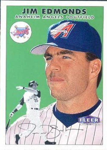 #71 Jim Edmonds - Anaheim Angels - 2000 Fleer Tradition Baseball | eBay