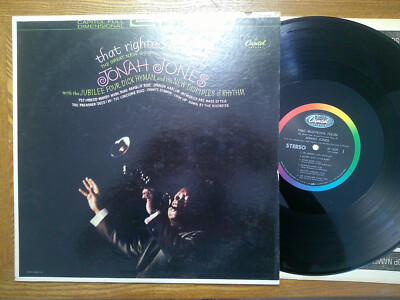 CAPITOL LP RECORD/JONAH JONES/THAT RIGHTEOUS FEELIN'/1962 JAZZ EX+ | eBay