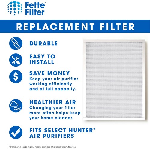 4 Air Purifier HEPA Filters Compatible with Hunter 30920,30050,30055 ...