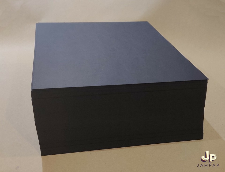 A4/A5 Black Card, Arts&Craft High Quality 350gsm GF Smith Colorplan ...