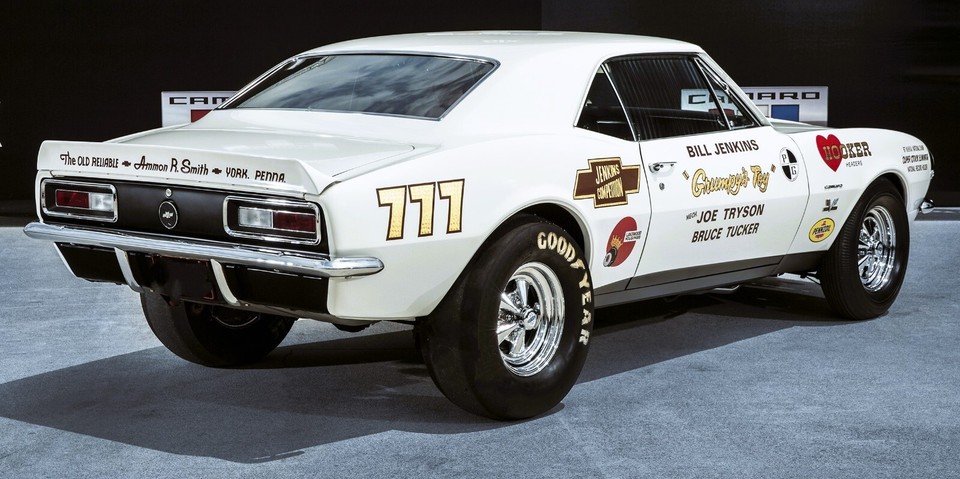 Chevrolet Chevy Camaro Race Car Dragster 1 18 Custom Built Metal Model ...