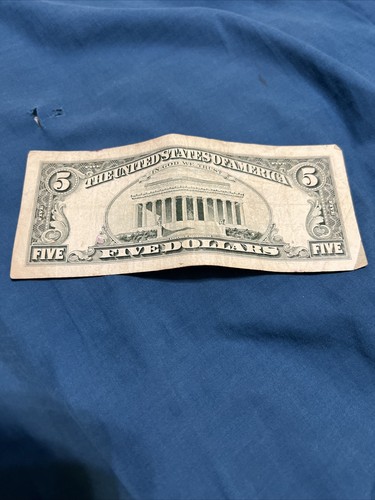 1995 5 Dollar Bill Small Face Circulated Atlanta F Series | eBay