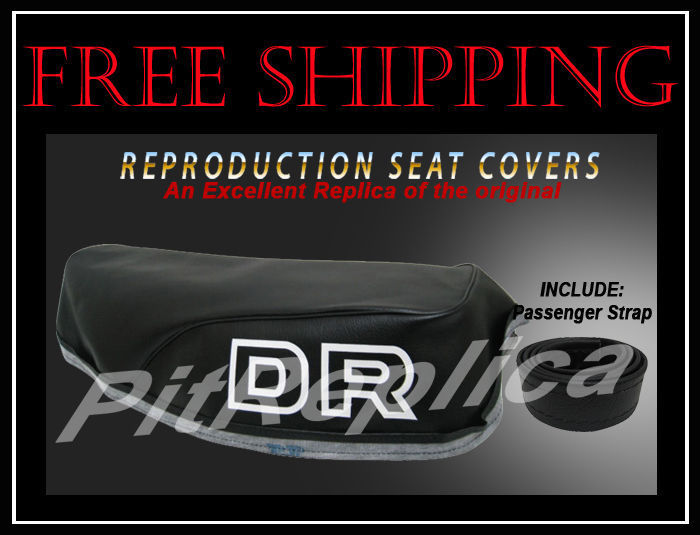 NEW SUZUKI DR500S Z DR500 1982 '82 SEAT SADDLE COVER W/ STRAP [3SVSS ...