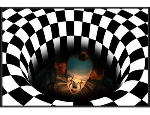 3D Halloween Door Mat PENNYWISE Carpet Horror Welcome Rug Home ...