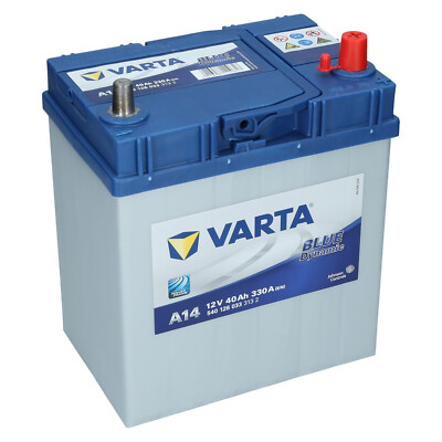 Varta A14 12V 40Ah 330A/EN Autobatterie Blue Dynamic PKW Batterie NEU ...