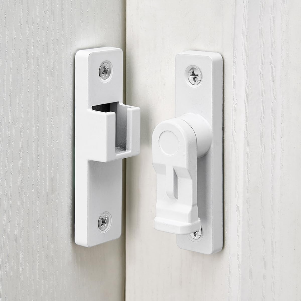 90 Degree Right Angle Gate Latches,White Zinc Alloy Flip Latch Hardware ...